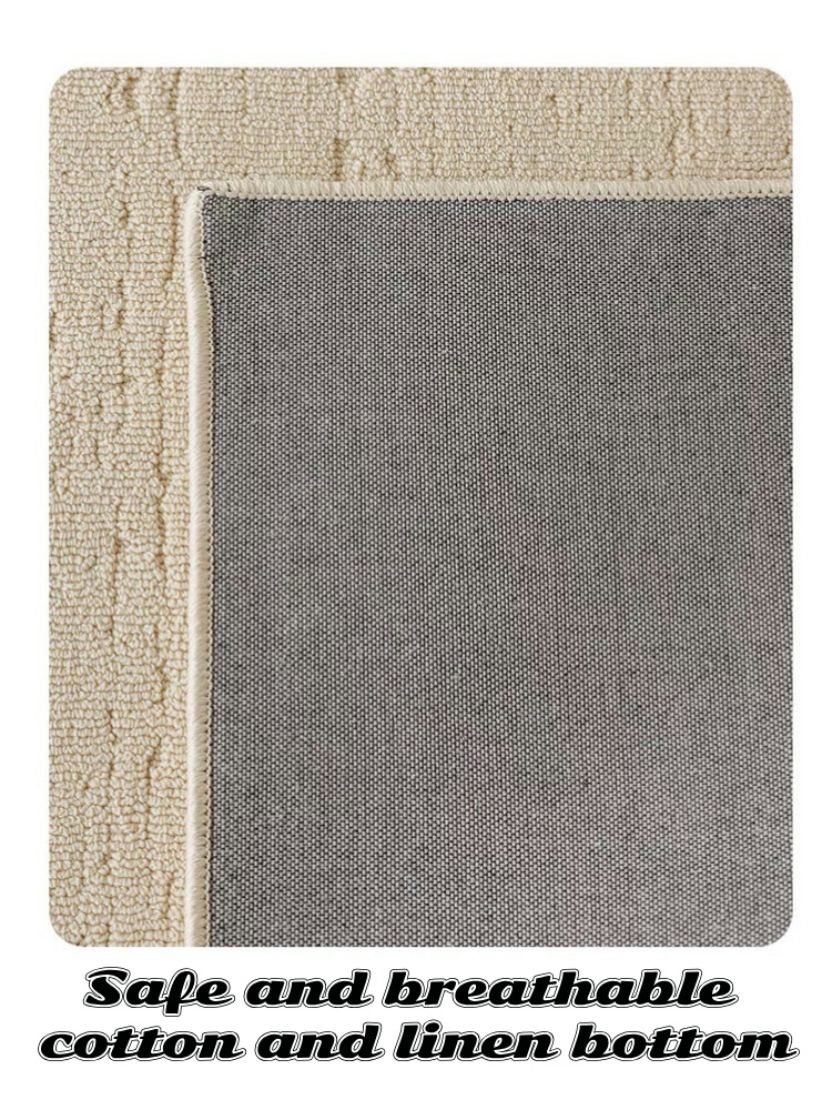 High quality carpet bedroom,Diatom filament material,cream colored 3D ...