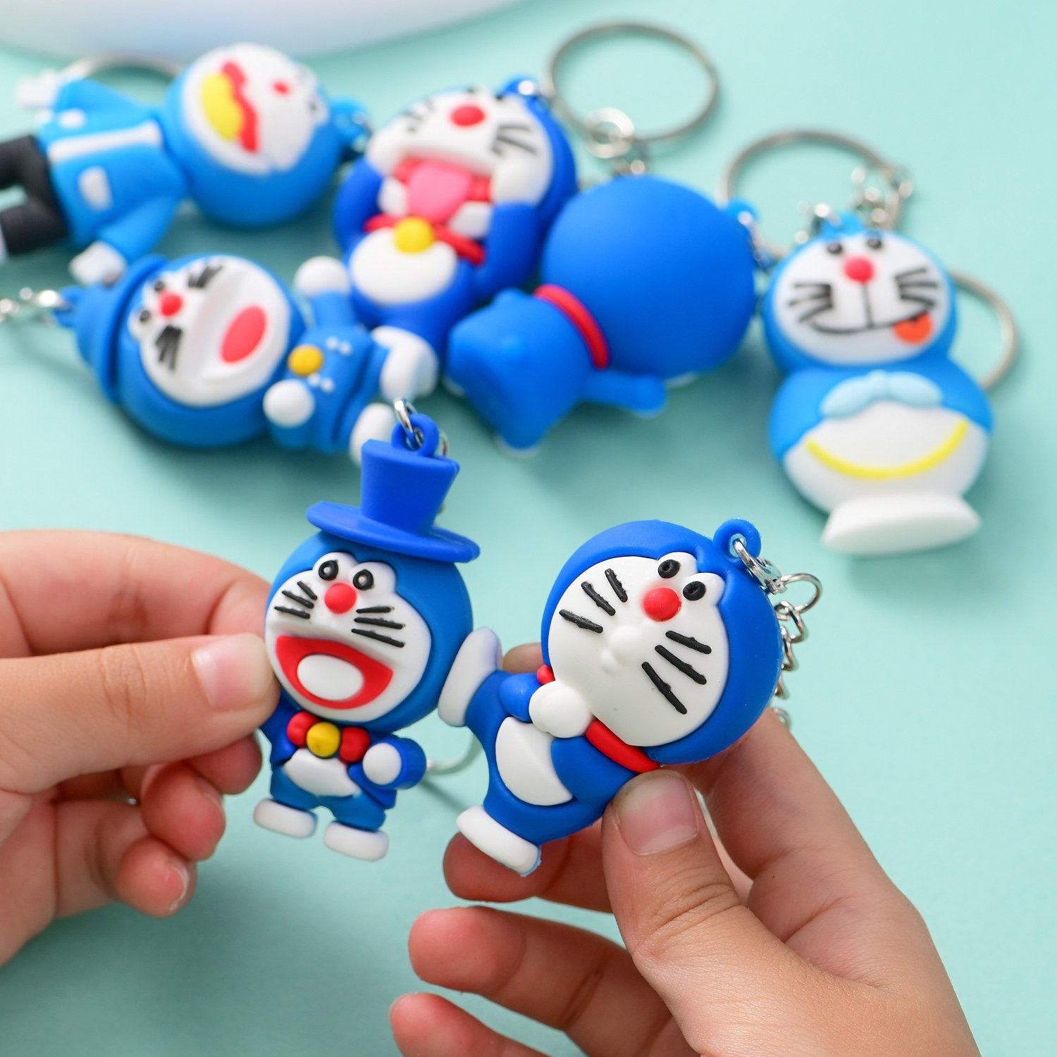 24 Doraemon blind Box keyring Dolls Bag charm Kid gifts Reward gifts ...