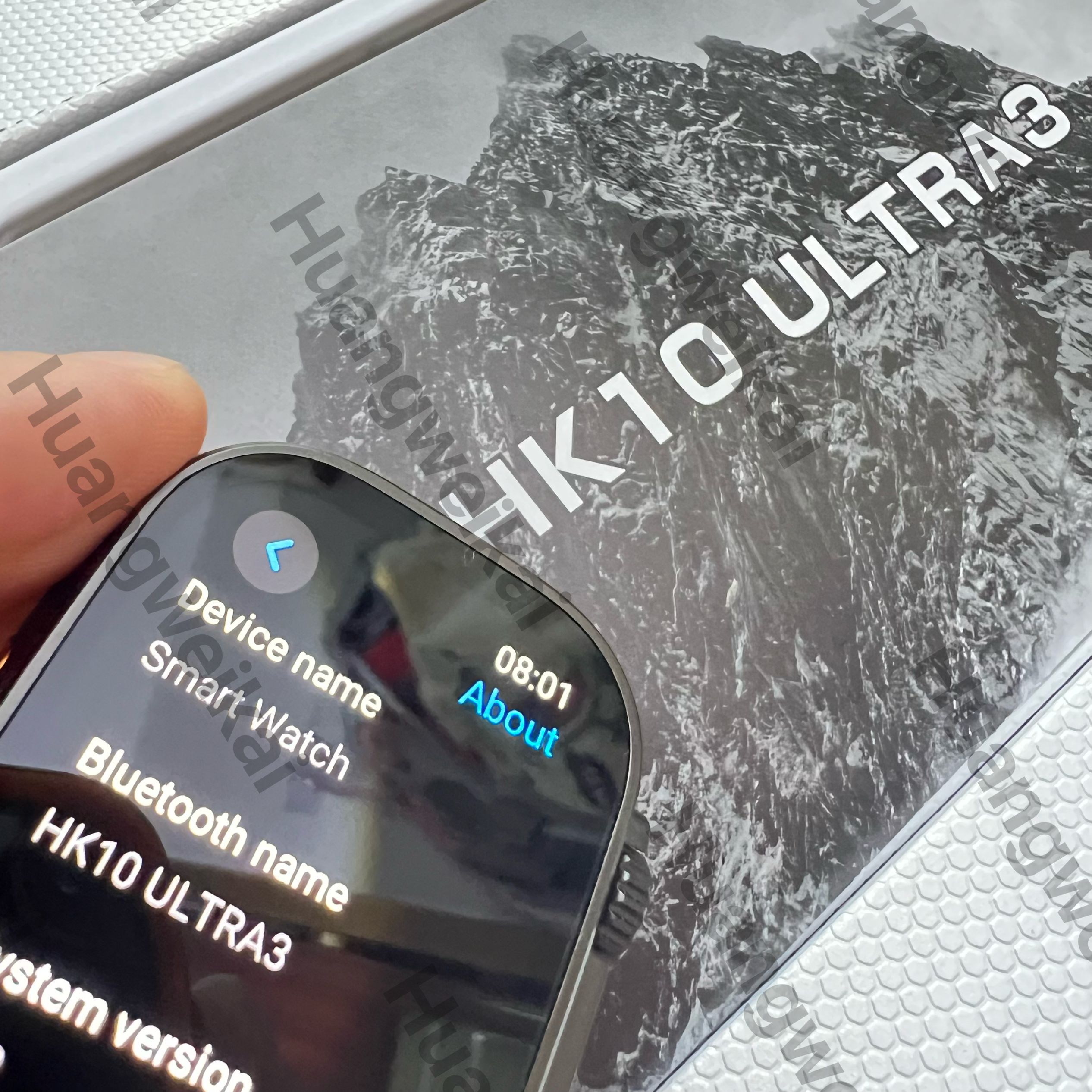 Smart Watch HK10 ultra3 real AMOLED 49mm wireless charging BT calls Men NFC 2025 Smartwatch 4GB ...