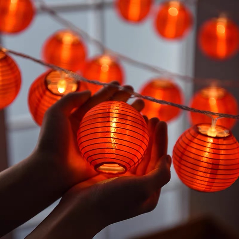 HI HOMES 2025 Solar Powered New Year Lantern Festival Led Light ...