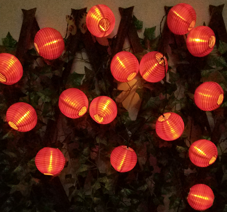 HI HOMES 2025 Solar Powered New Year Lantern Festival Led Light ...