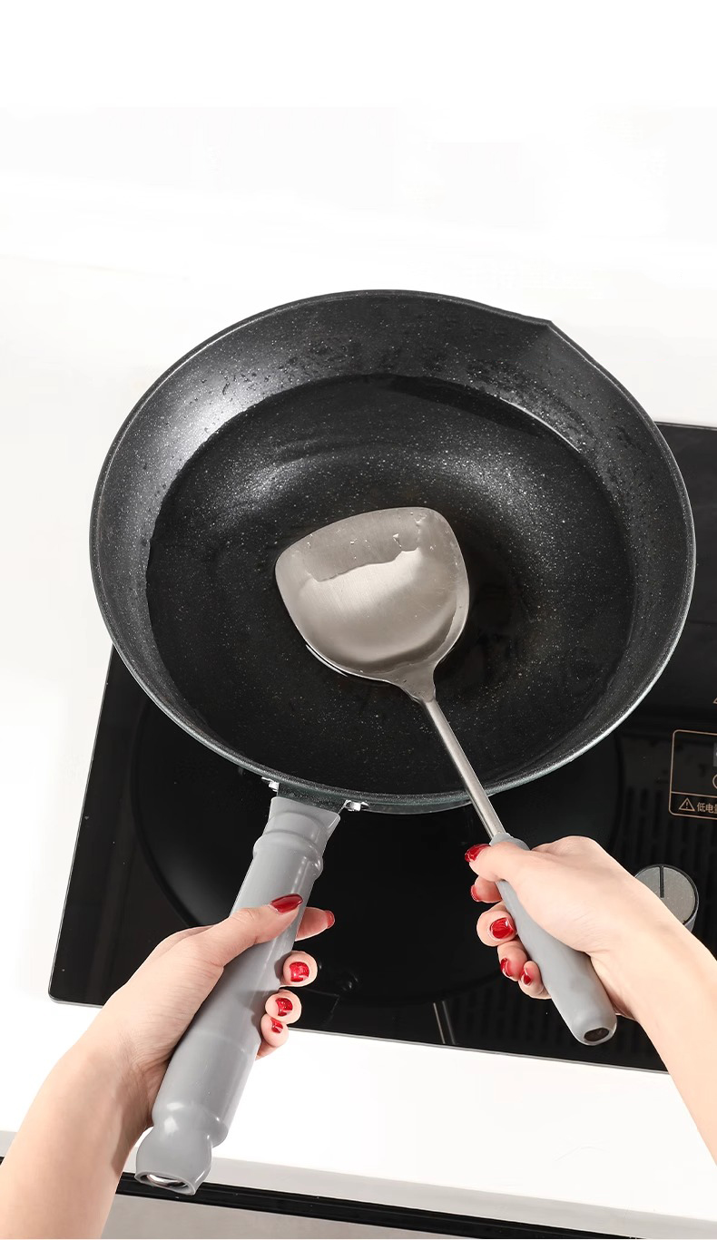 HI HOMES Frying Pan Handle Heat Insulation Covers Silicone Cover Anti ...