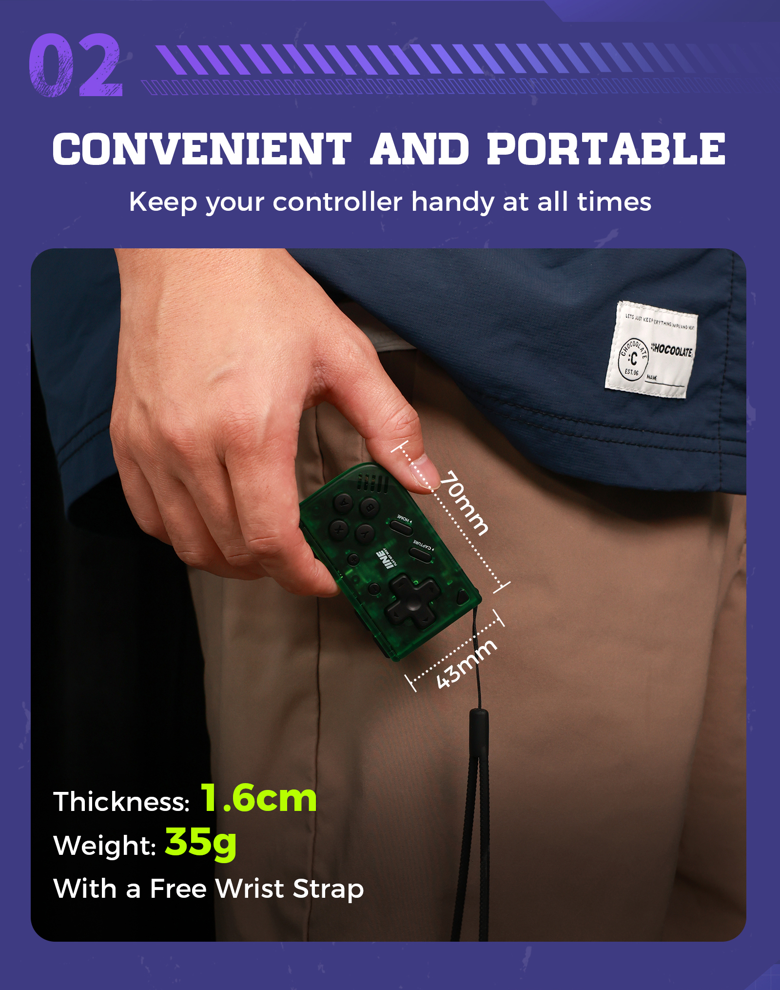 IINE Mini Retro Ananke Controller/ Turbo function & Interchangeable ...