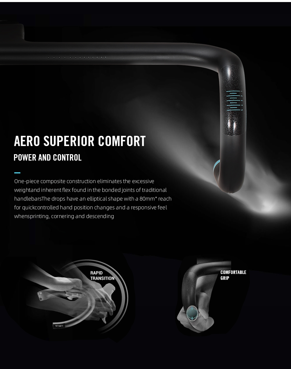 LEXON Carbon Bicycle Handlebar Road Bike Handlebars Ultralight Carbon ...