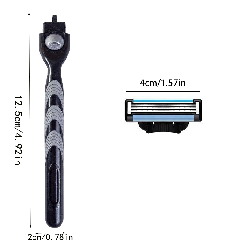 New Imported Razor Manual Razor Original 3-Layer Blade Men's Anti ...