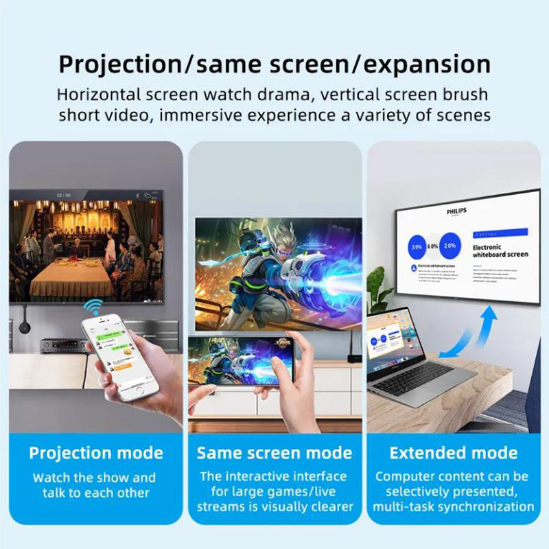 SG Smart Sharing screen receiver transmitter 4K 5G WiFi HD-MI Display ...