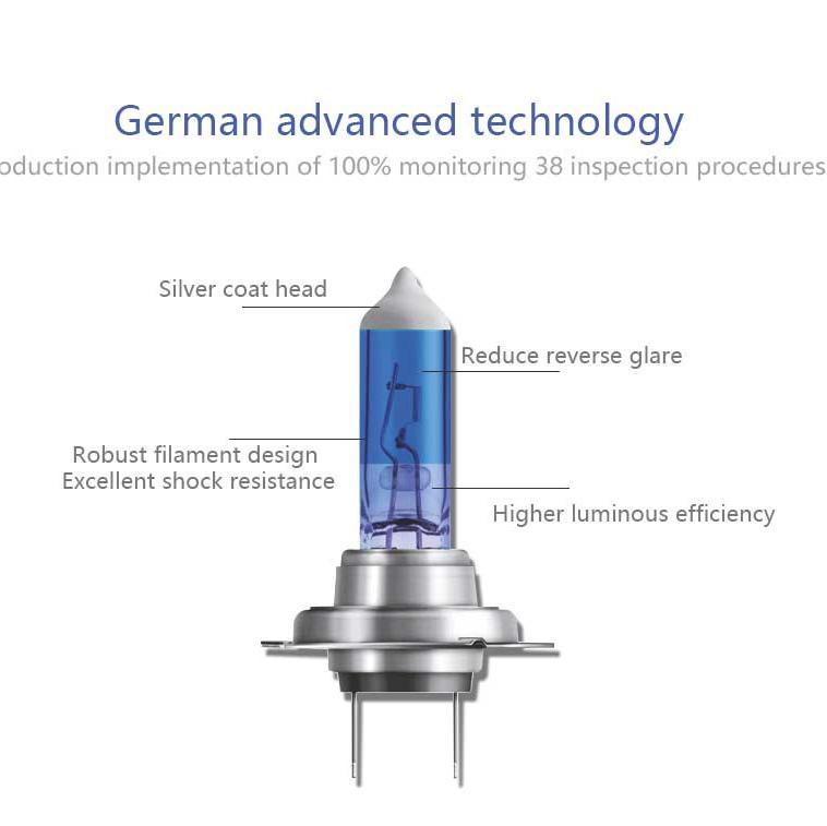 OSRAM Cool Blue Advance H1 H3 H4 H7 H9 H11 HB3 HB4 12V 5000K Car ...