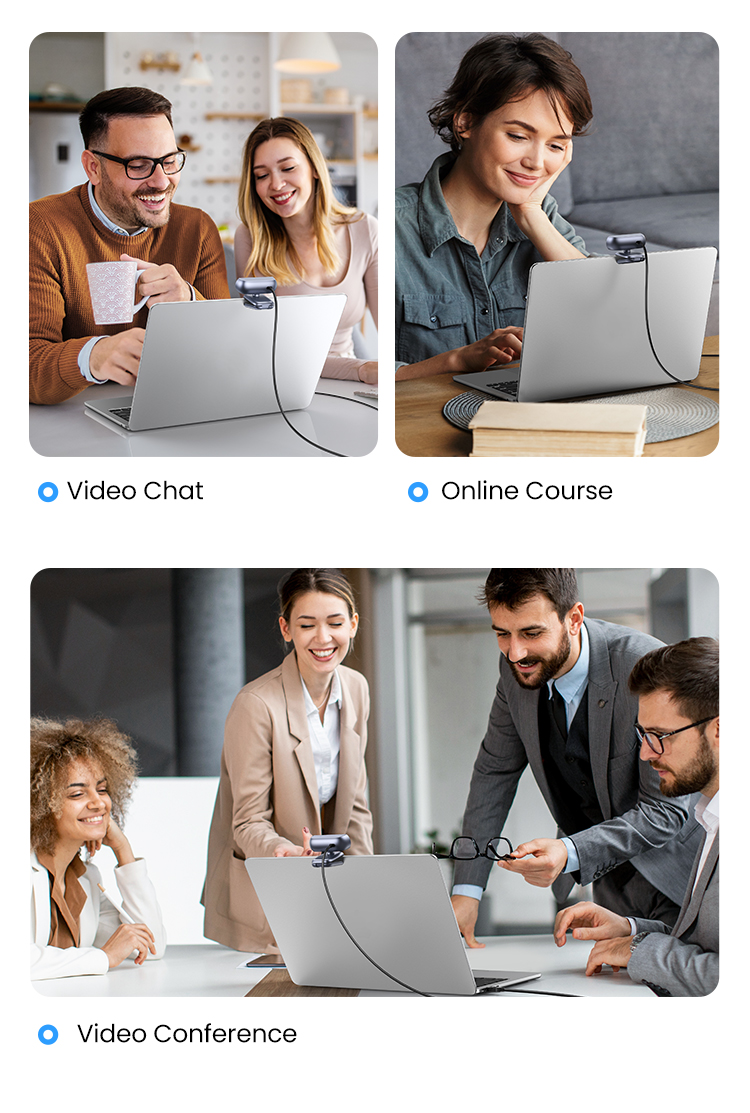 UGREEN Computer USB External Camera 1080P 30FPS 200W Pixels, Fixed ...