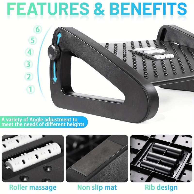 Office Desk Footrest Massage Pad Foot Stool Home Sofa Footstool Foot ...
