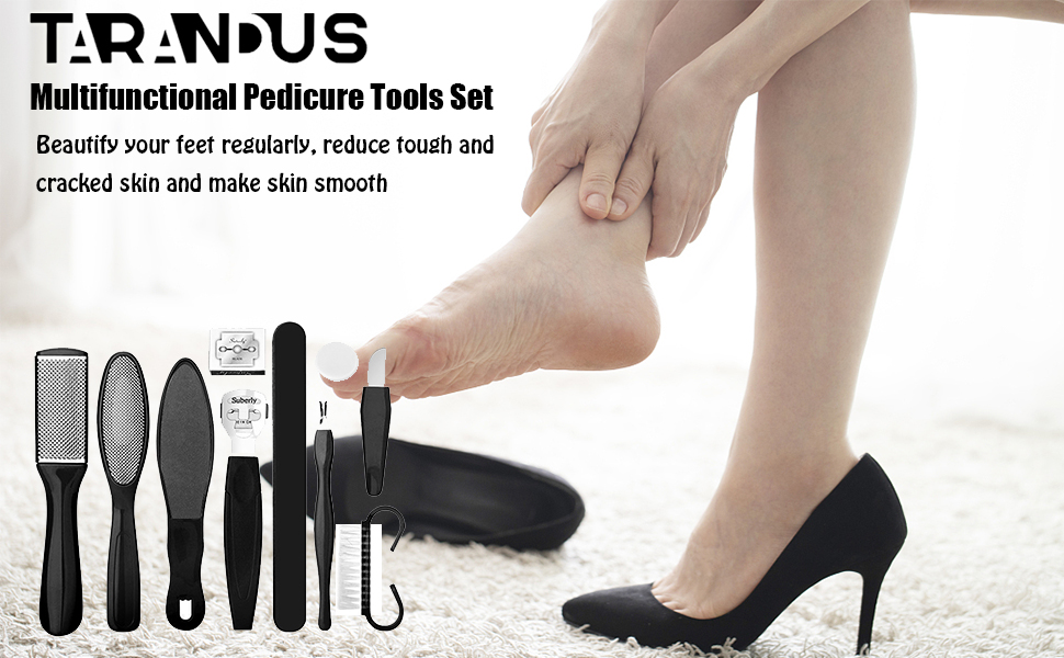 Professional 10 in 1 Pedicure Foot Spa Set Stainless Steel Foot Care ...