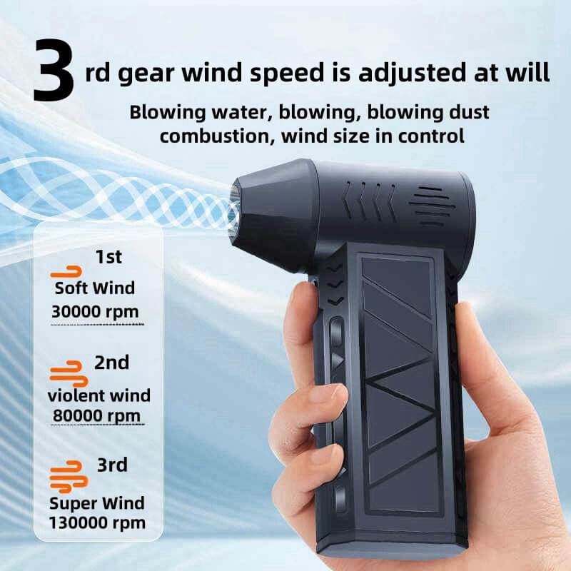 Violent Fan Blower Handheld Mini Turbojet Fan Electric Air Speed ...