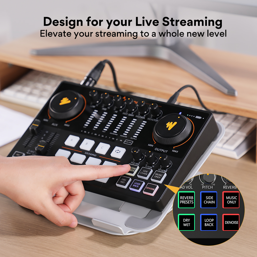 Maono AME2 Professional Sound Card Set Maonocaster Studio Audio ...