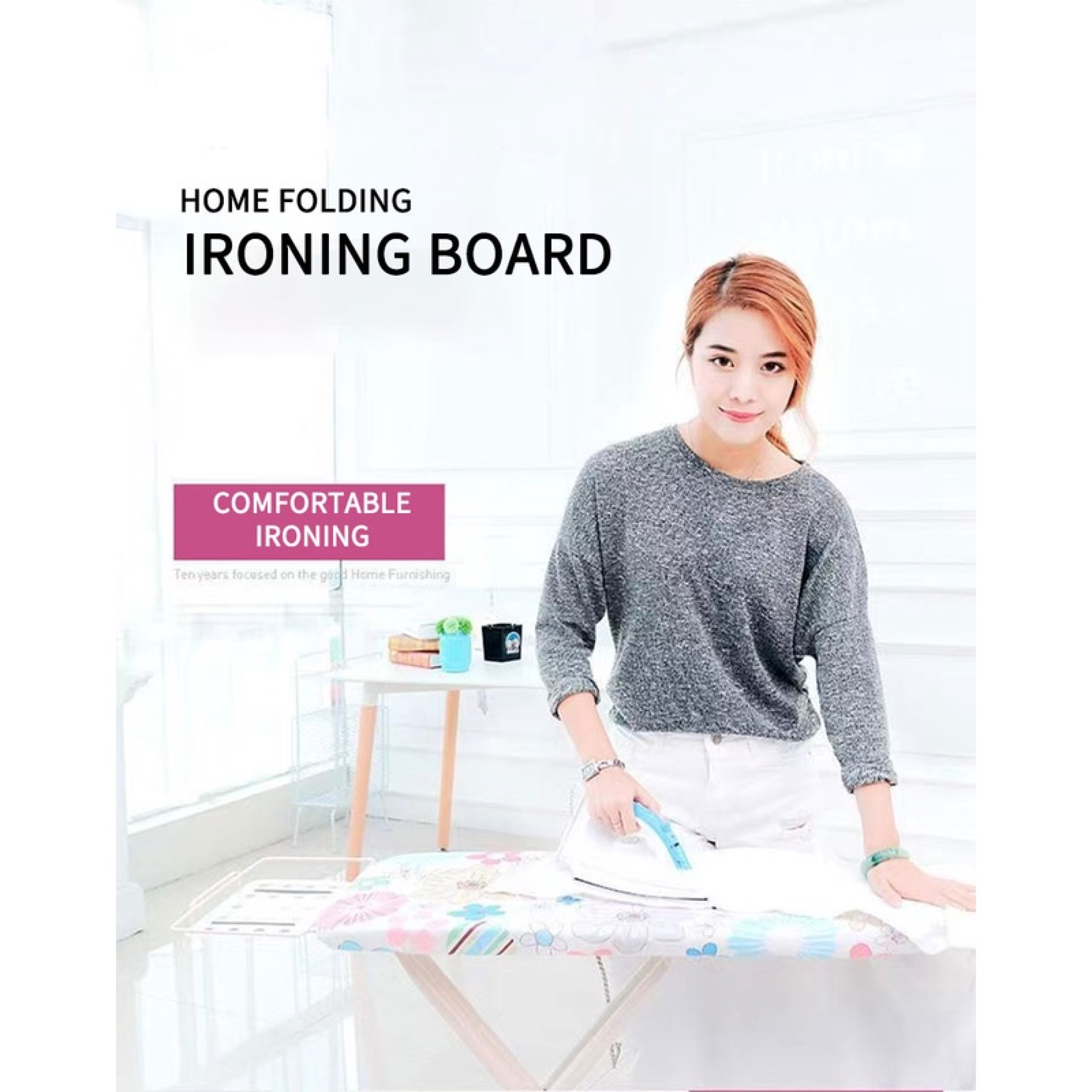 Vertical Ironing board Household folding Ironing iron mat board rack ...