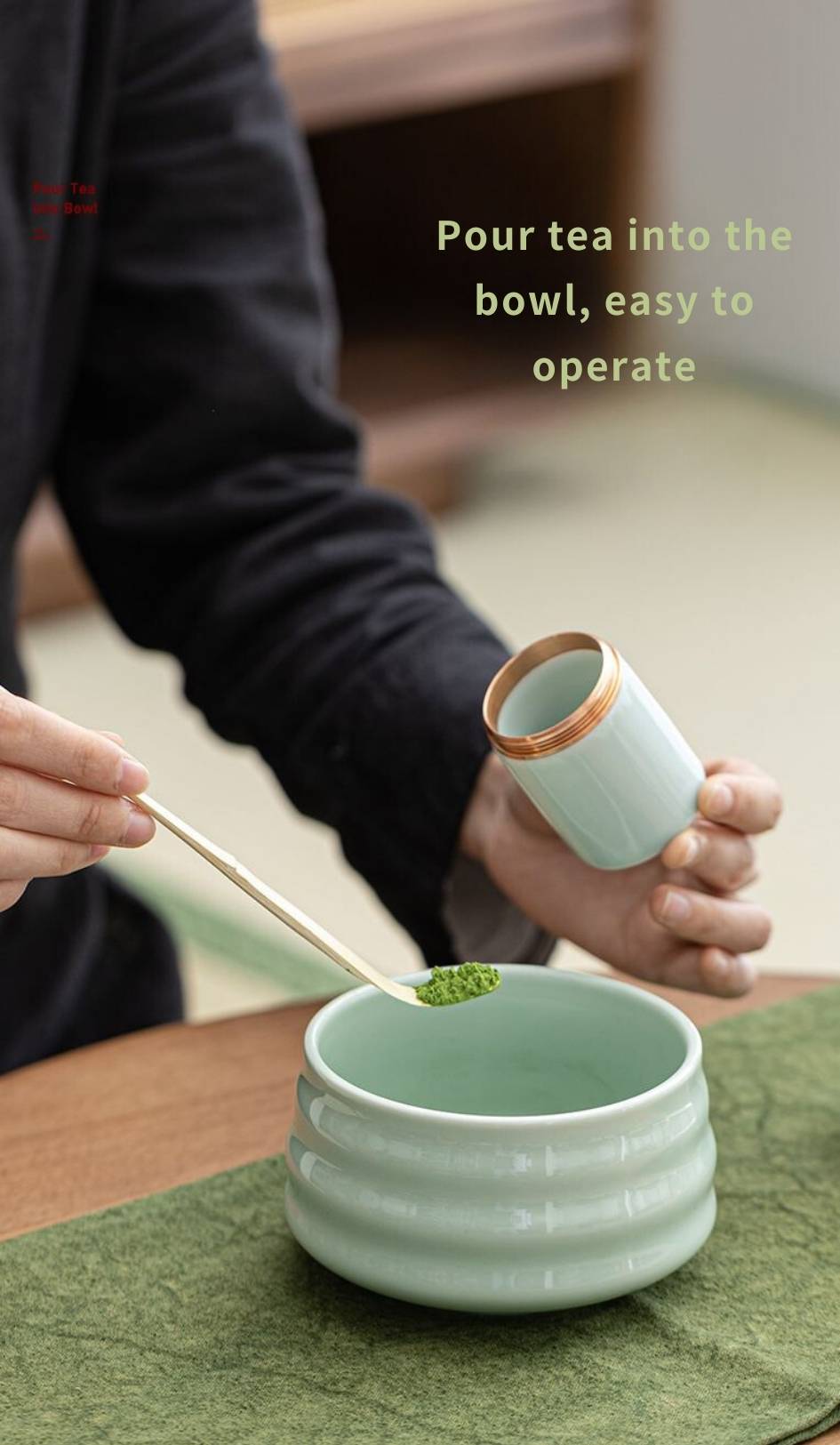 Japanese Ceremony Matcha Tea Set 4/7Pc Kit Matcha Bowl Whisk Set Tool ...