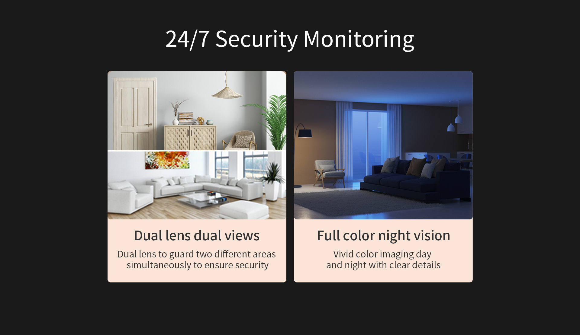 Vstarcam 5MP Dual Lens PT Camera CCTV Security Surveillance Indoor Full ...