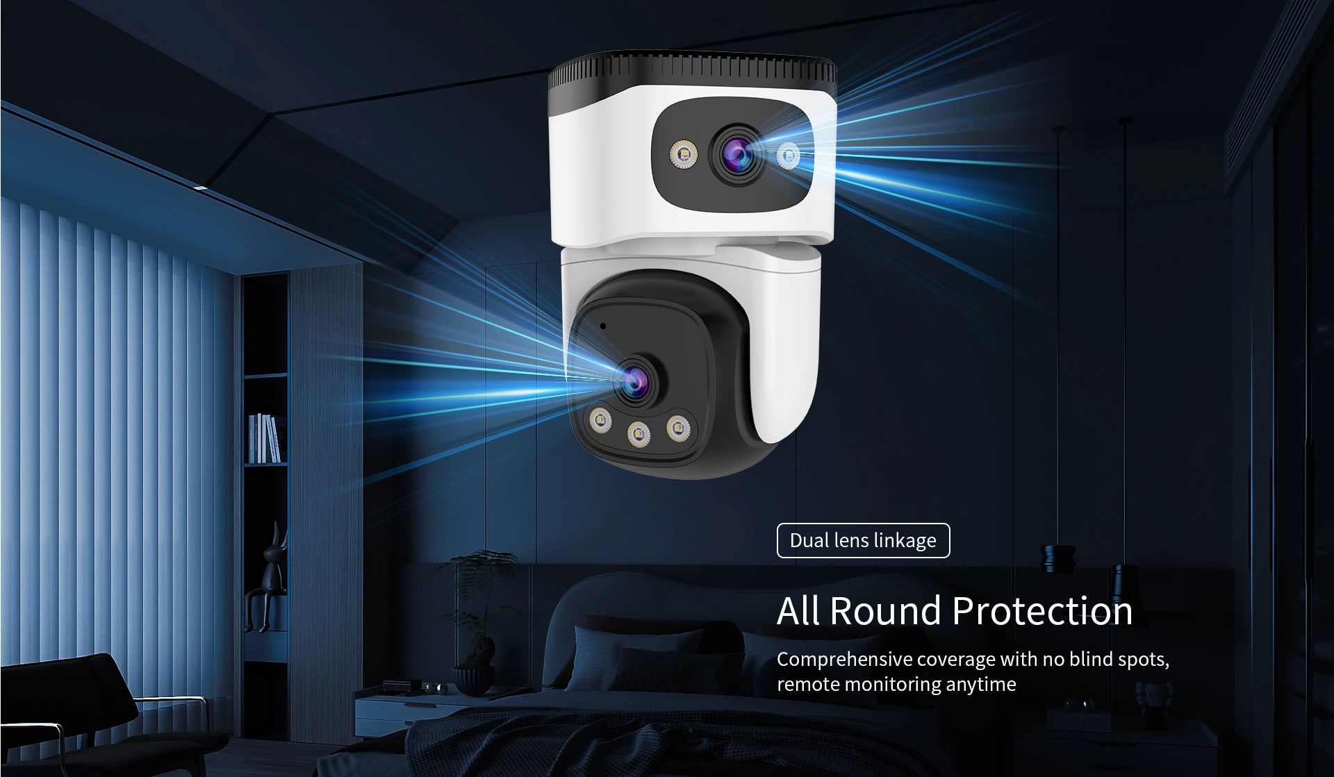 Vstarcam 5MP Dual Lens PT Camera CCTV Security Surveillance Indoor Full ...
