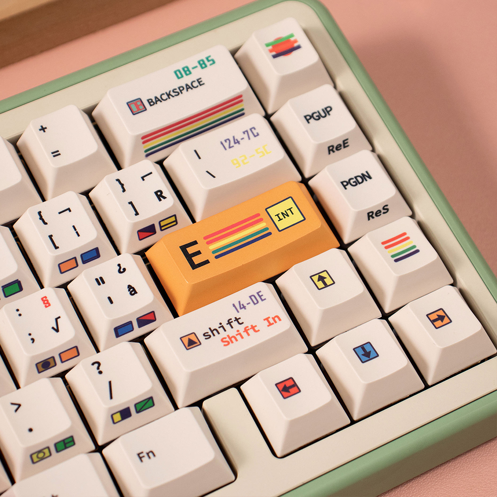 Alice Retro C64 Keycaps 145Keys/Set PBT Cherry Profile Custom Keycaps ...