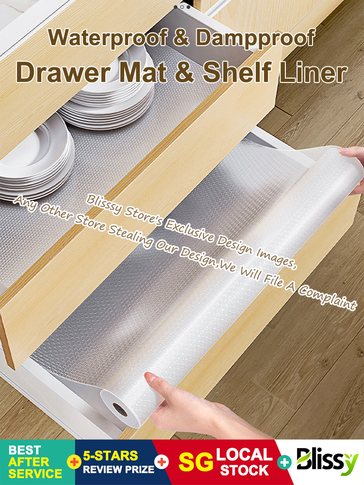DUOZAN Drawer Mat Kitchen Cabinet Liner Anti Slip Pad Paper for ...