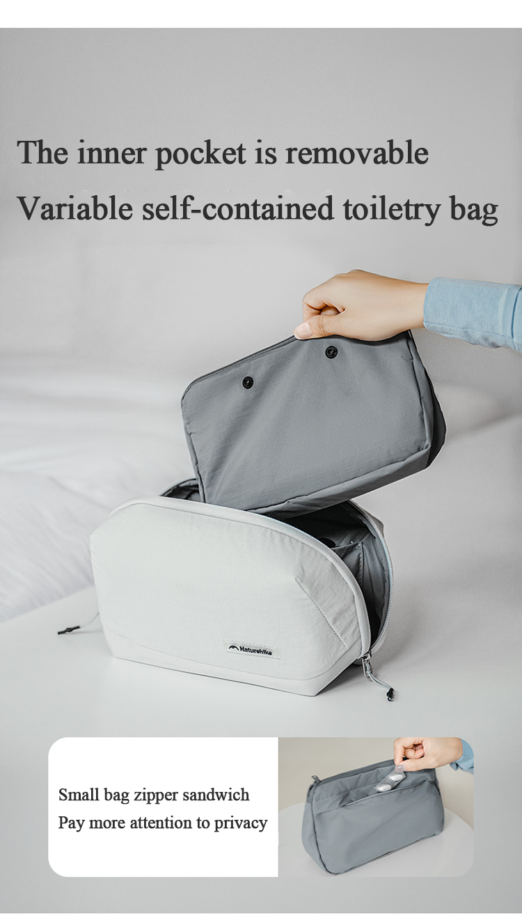 Naturehike Waterproof Toiletry Bag Travel Outdoor Hanging Folding ...