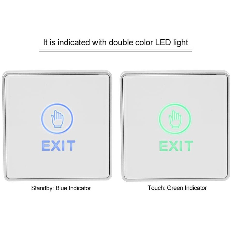 Home Security Unlock Exit Button, Touch Sensor Door Access Control ...