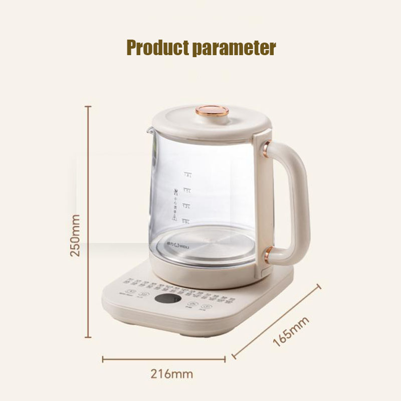 SG Health Teapot 1.8L high boron glass household appliances multi ...