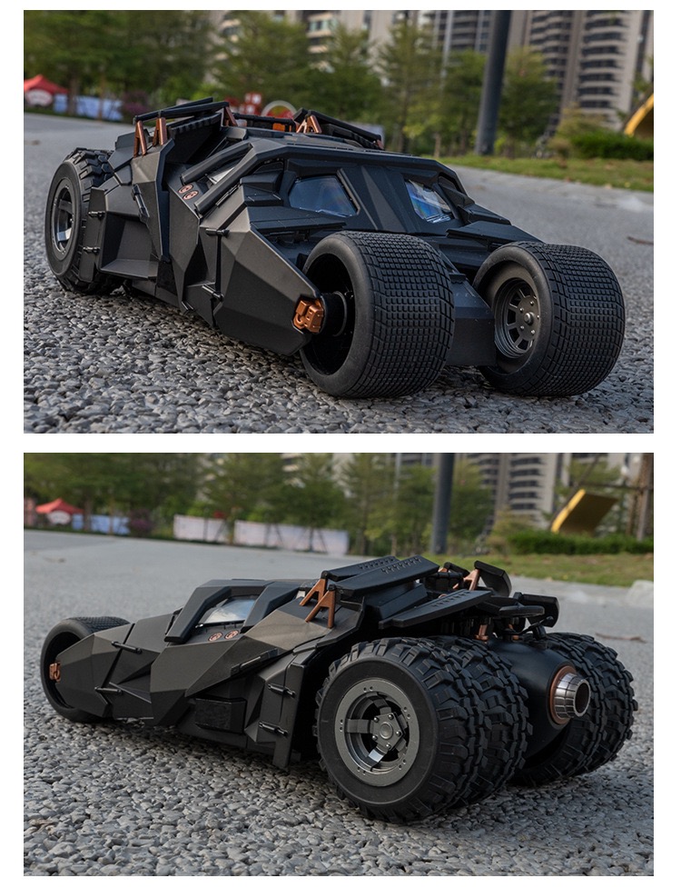 1:18 Genuine Dark Knight Batman Spray version Alloy Car model Die cast ...