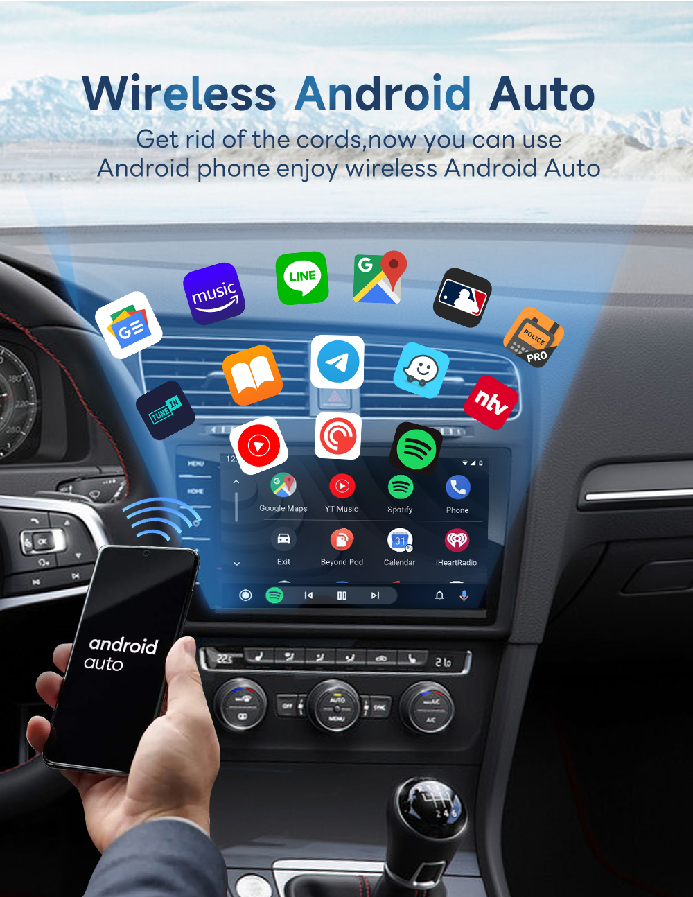 New Release CarlinKit MINI SE 5.0 Pro 2-in-1 Wireless CarPlay Wireless ...