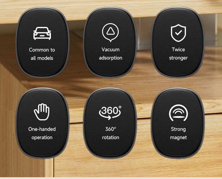 【IN STOCK】360° Rotatable Strong Magnetic Home Phone Holder Phone Stand ...