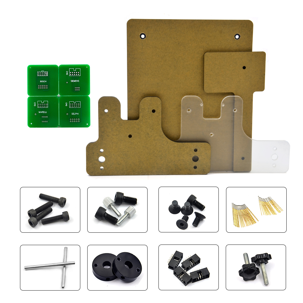 LED BDM Frame With 22PCS Adapter Full Sets BDM Table For KTAG KESS ...