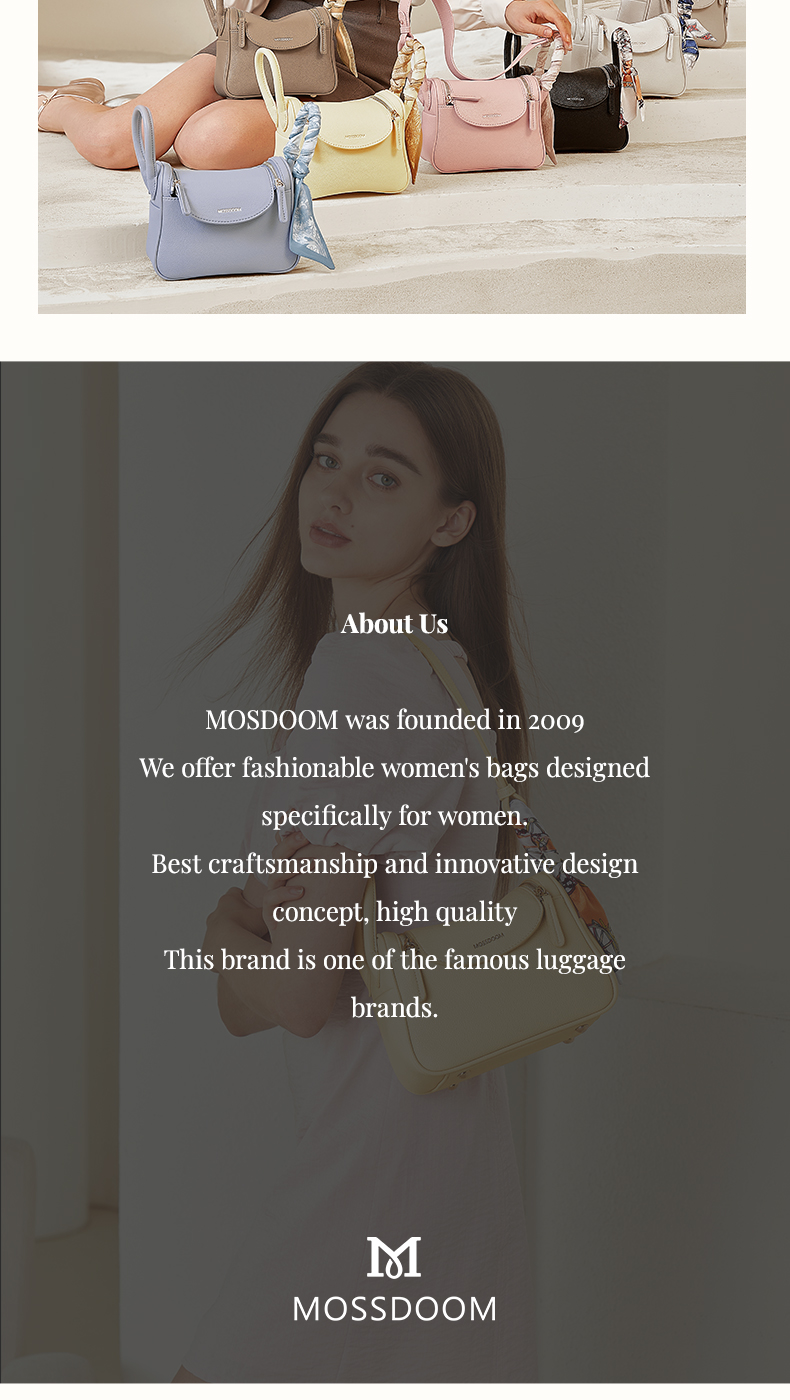 MOSSDOOM Zenith Bag Women's Shoulder Bag | Spacious with Elegant Silk ...