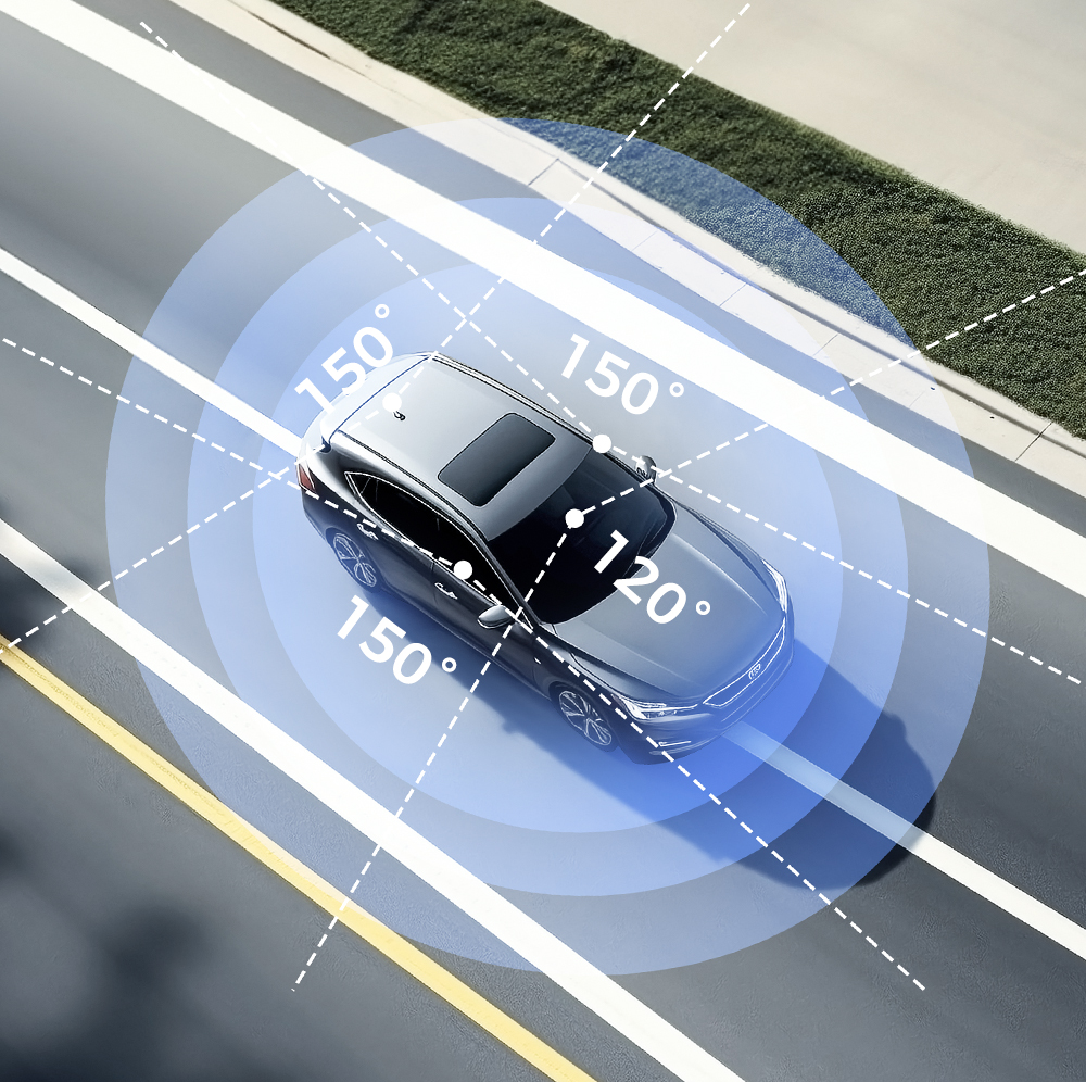 AZDOME M660 4 Cameras 360° Dash Cam Front and Rear Inside with 128GB ...