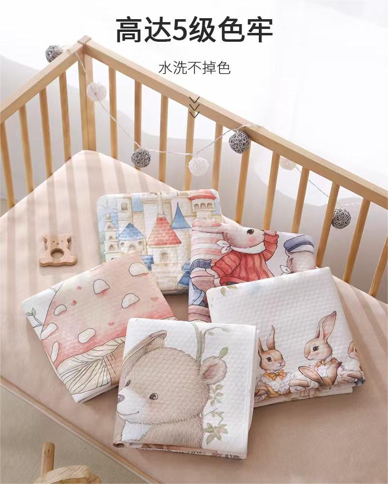 Pure Cotton Waterproof Baby Changing Mat Newborn Urine Pad Baby Bed ...