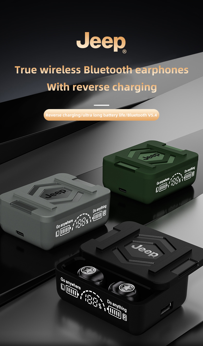 Jeep EW130 TWS True Wireless Bluetooth Earphone HD Calls Noise ...