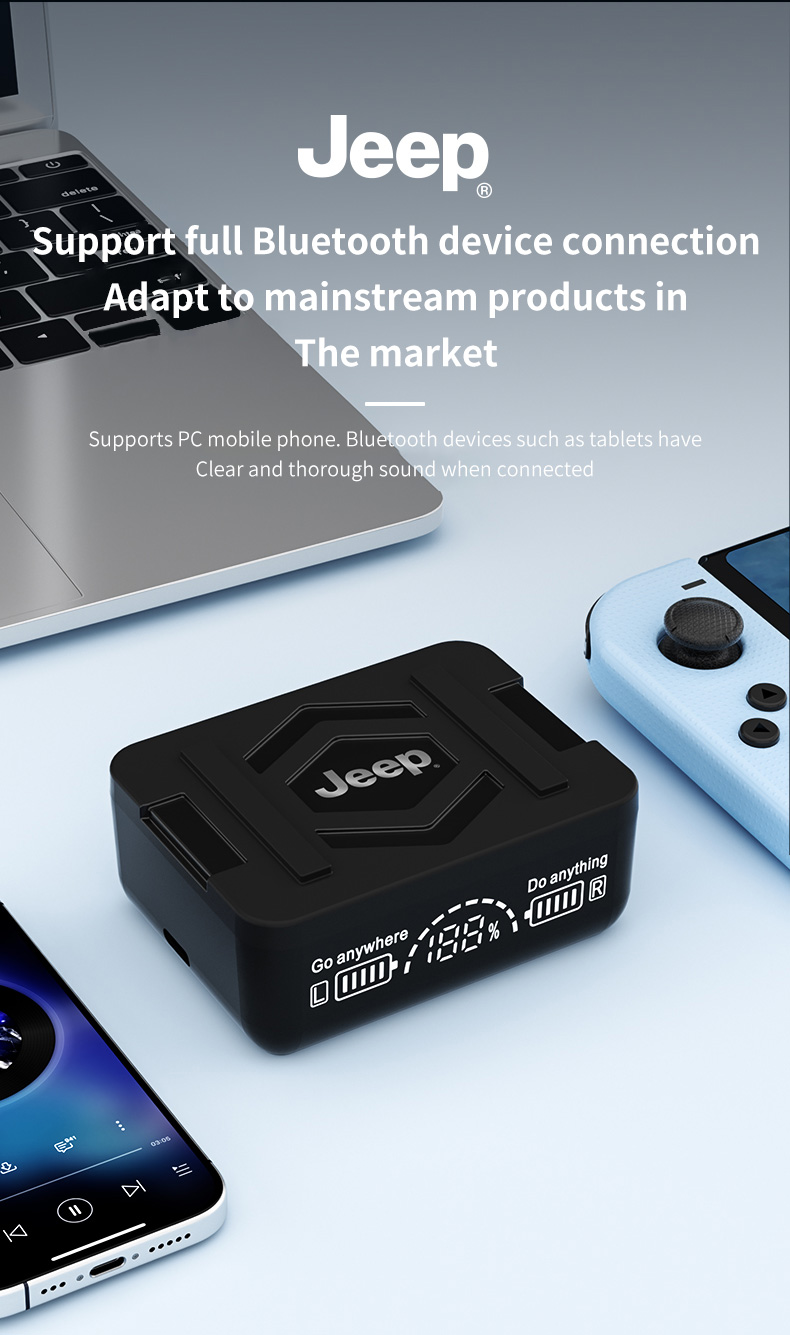 Jeep EW130 TWS True Wireless Bluetooth Earphone HD Calls Noise ...