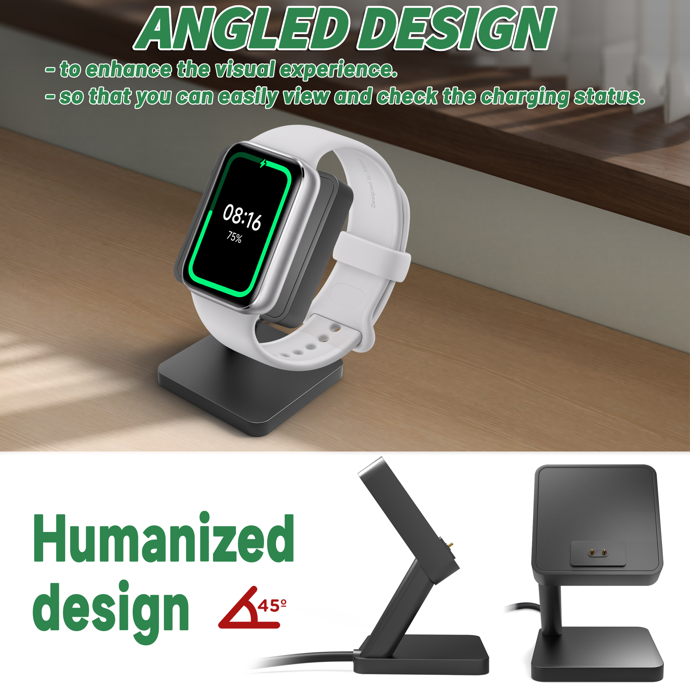 SciuU Magnetic charging stand for Xiaomi Band 9 / 9 Active / 9 Pro ...