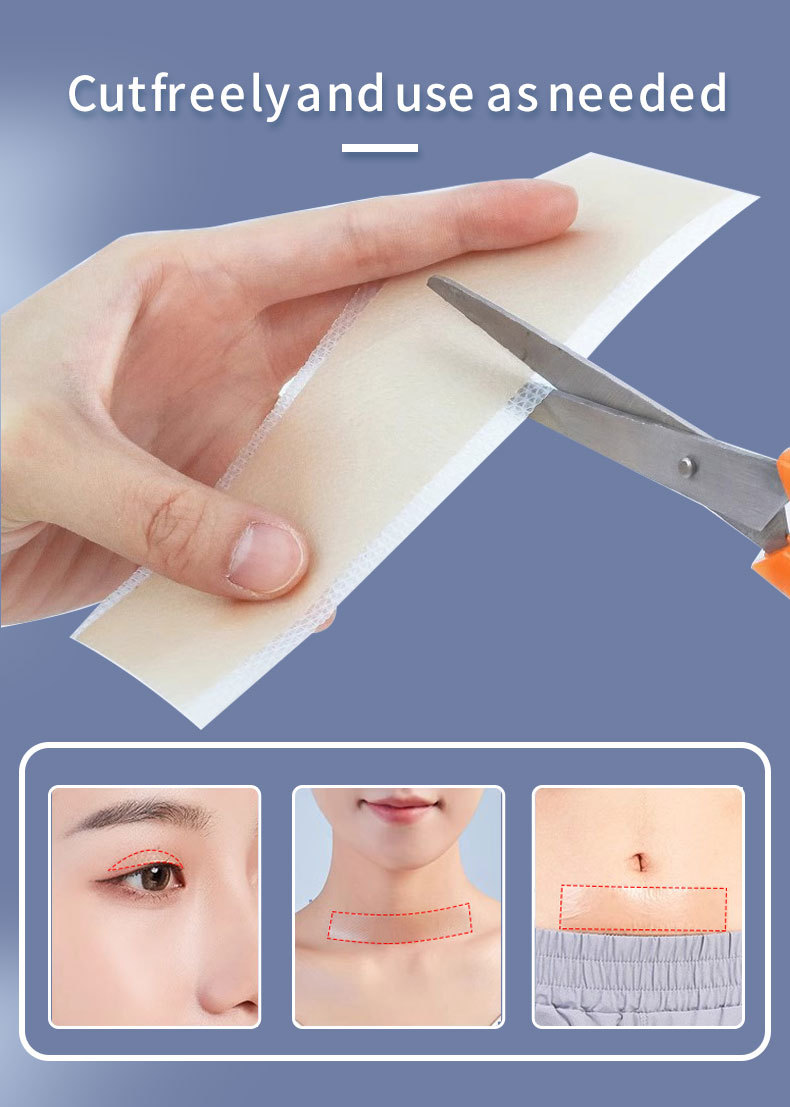 Silicone scar tape Silicone scar sheet Scar patch 4cm*1.5m Invisible ...
