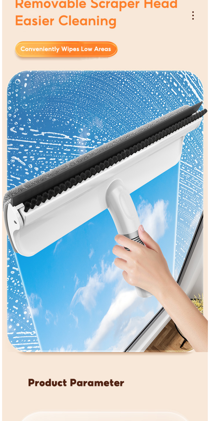 LOOLALA Multifunctional Window Cleaner Wiper Long Handle Brush Car Wash ...