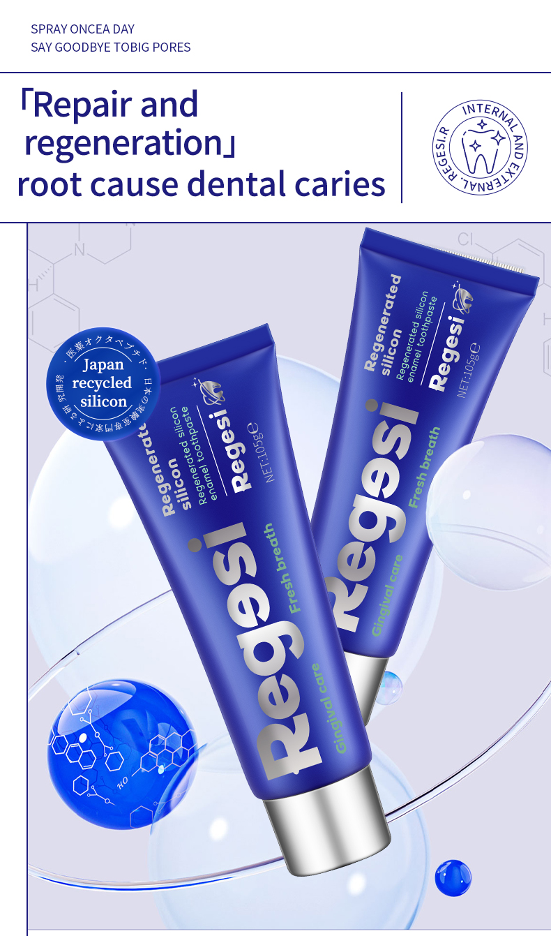 Tooth Whitening Toothpaste Tooth Decay Repair Remove Stains Yellow ...