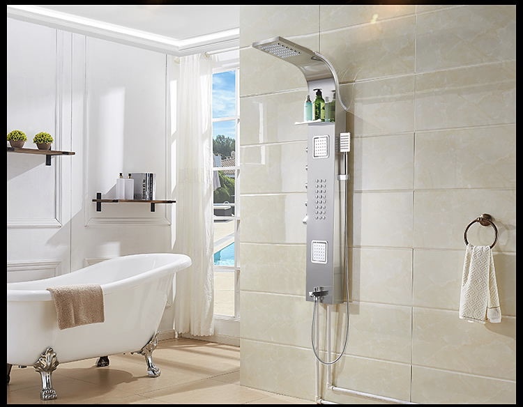 [ IN STOCK ] Wall Hanging Shower Intelligent Integrated Shower Set Five ...
