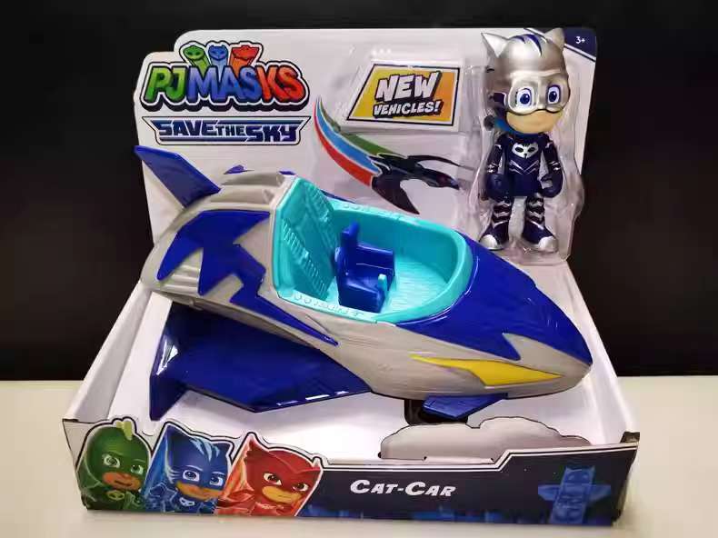 PJ Masks PJMC1100 PJ Masks Core Plus-Save The Sky-Catboy Figure and Car ...
