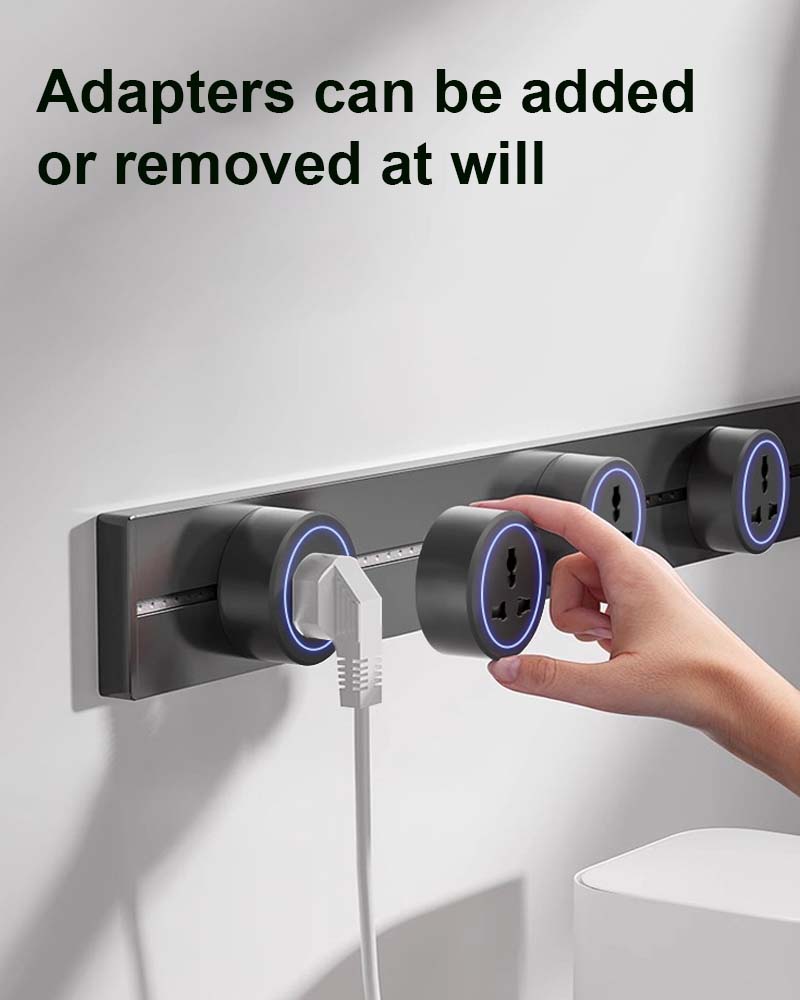 Waterproof Track Power Socket Home Kitchen Appliances Surface Mounted ...