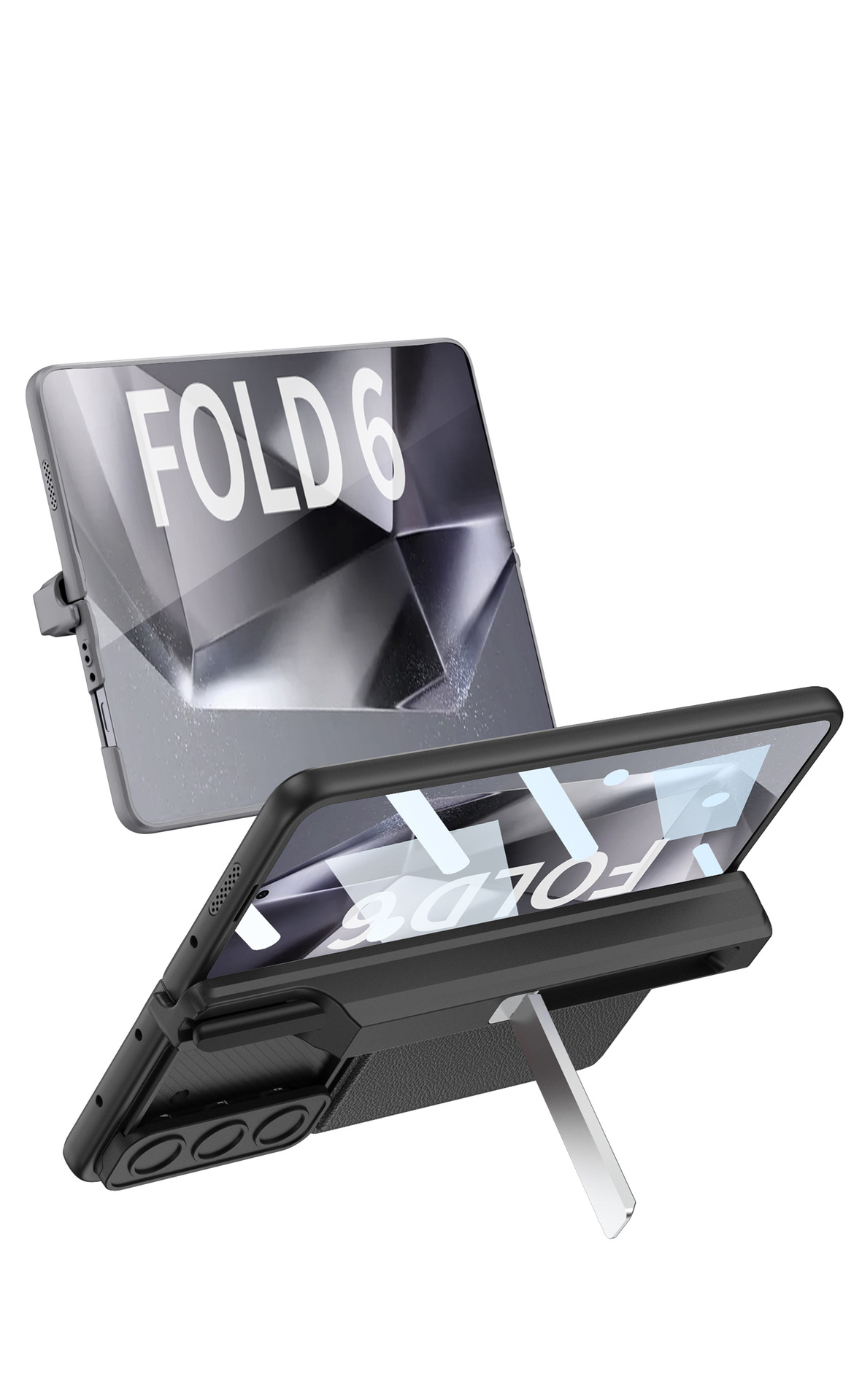 Ready New For Samsung Galaxy Z Fold 6 case with S Pen slot Fold5 cover ...