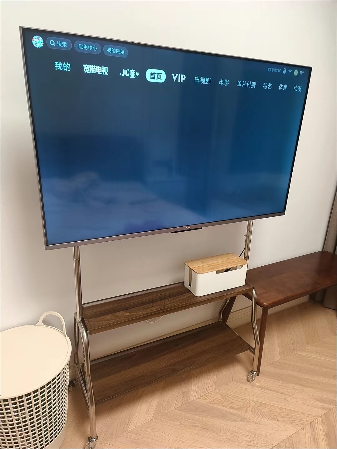 TV movable stand, living room, bedroom universal stainless steel with ...