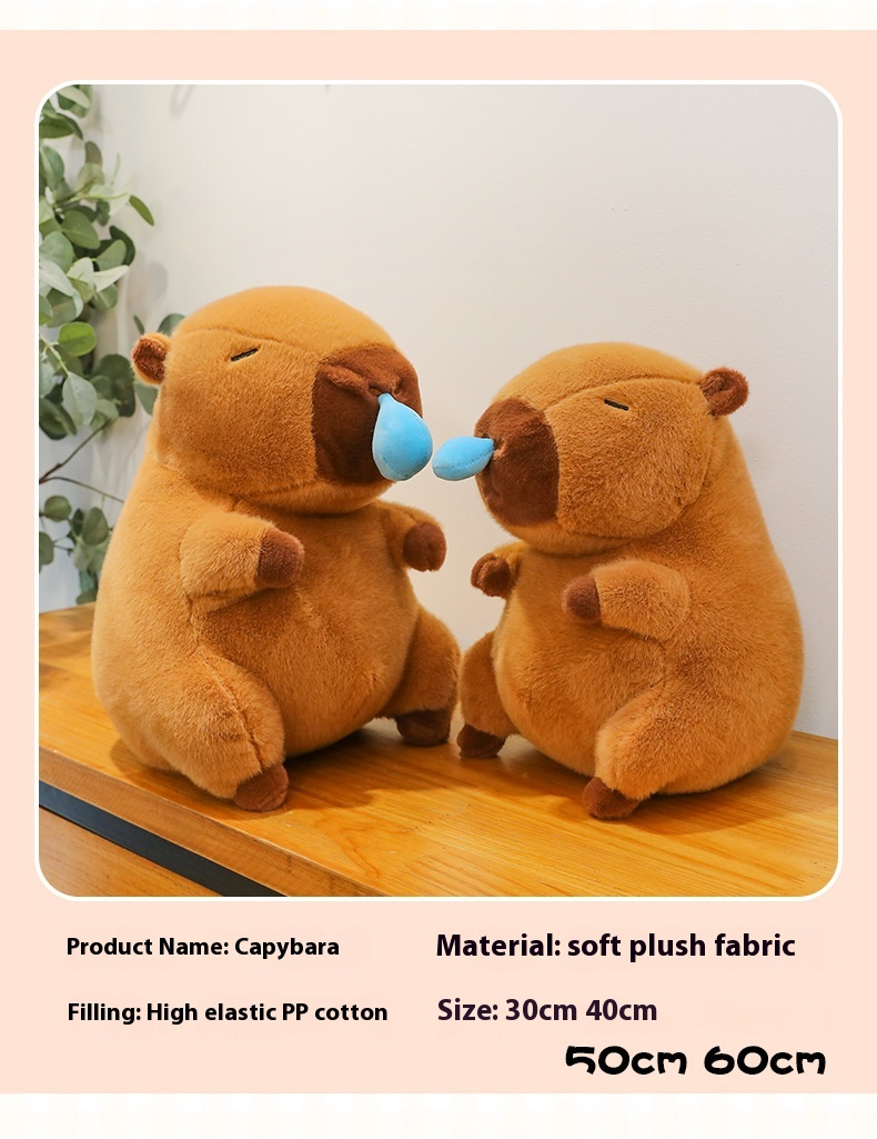 Capy Capybara Capybara Ugly Cute Doll Capybara Pillow Hug Sleeping Doll ...