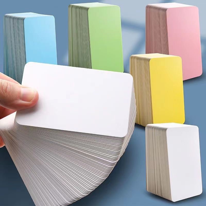 20/30/50/100pcs Kraft Paper Card Color Blank Business Card Message ...