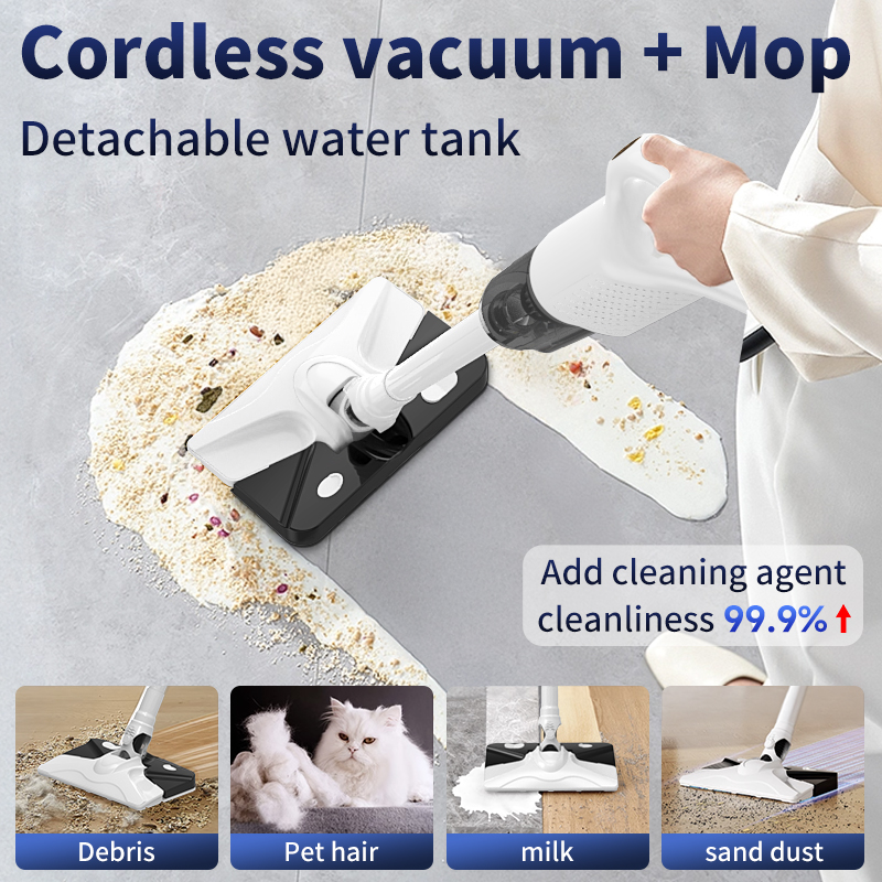 CylRedbat 85000Pa Cordless Vacuum Cleaner & Mop Vacuum Handheld Vacuum ...