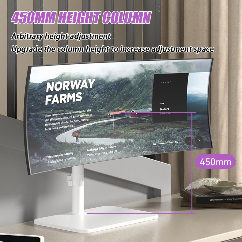 【SG Stock】Monitor Stand Punch-Free For 14-43Inches Load capacity 15KG ...