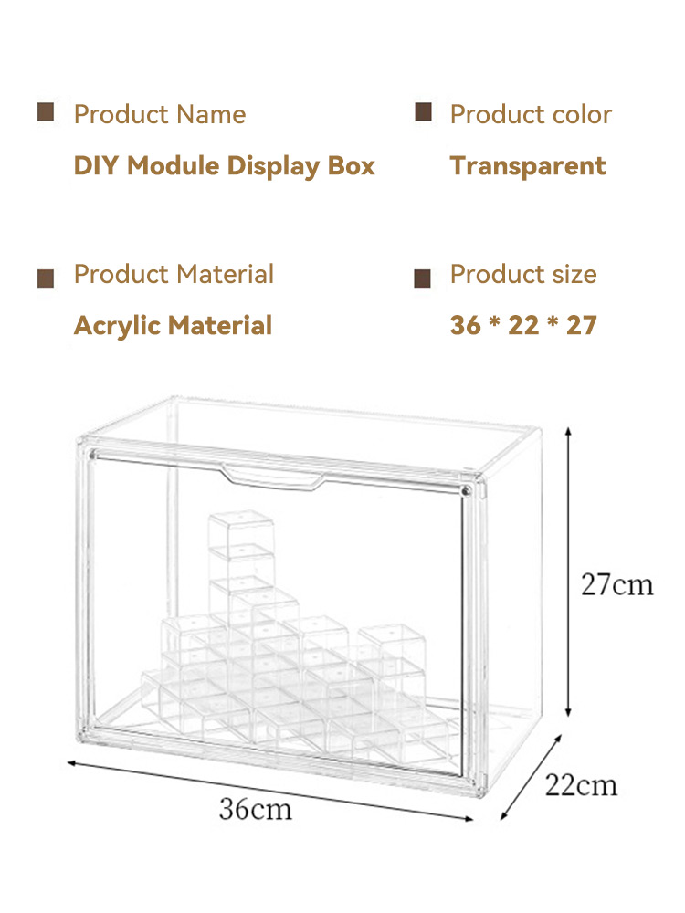 Acrylic Display Box Acrylic Storage Box Popmart Display Box Blind Box ...