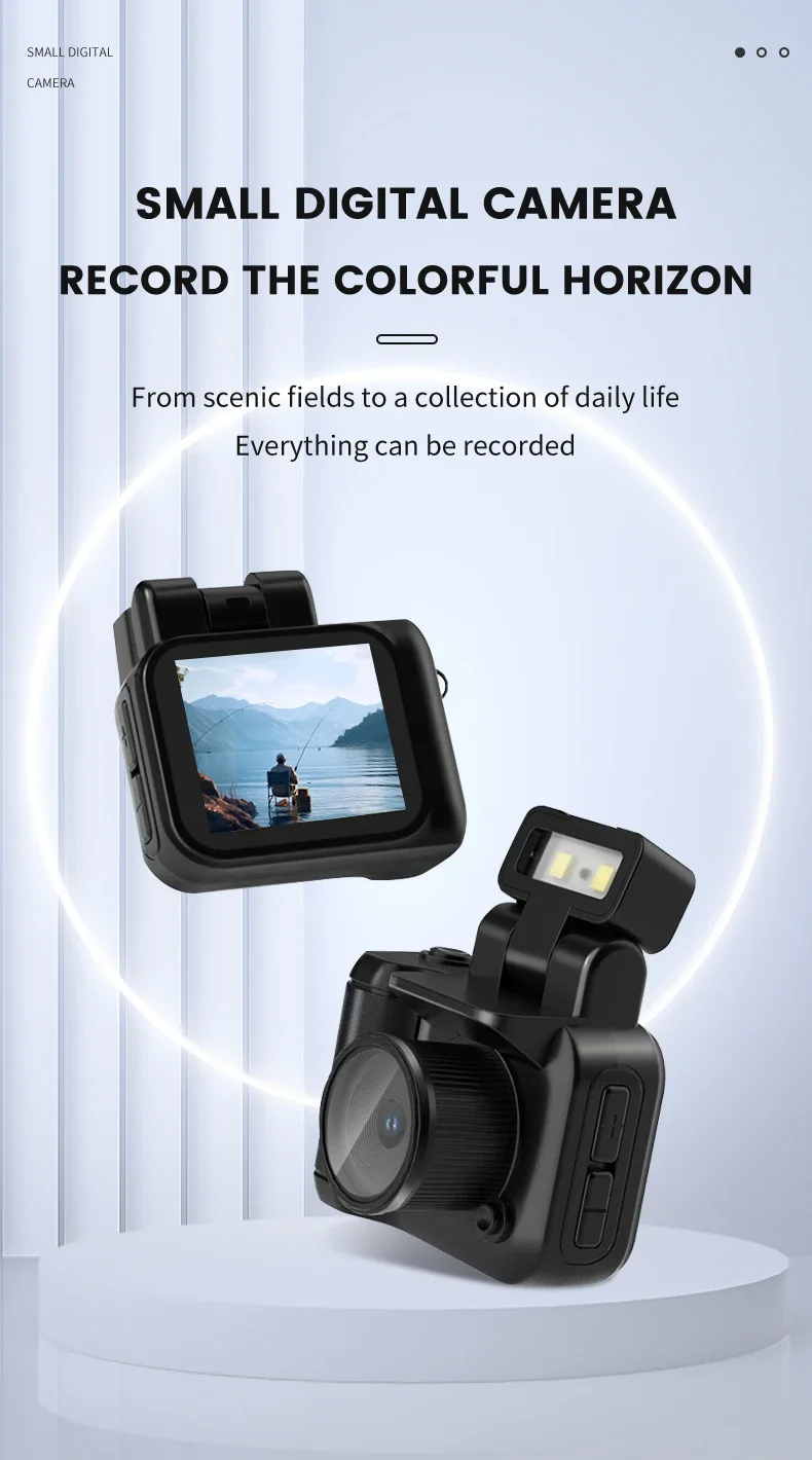 Y4000 HD1080P Mini Digital Camera Portable Pocket Cam with Flash Light ...