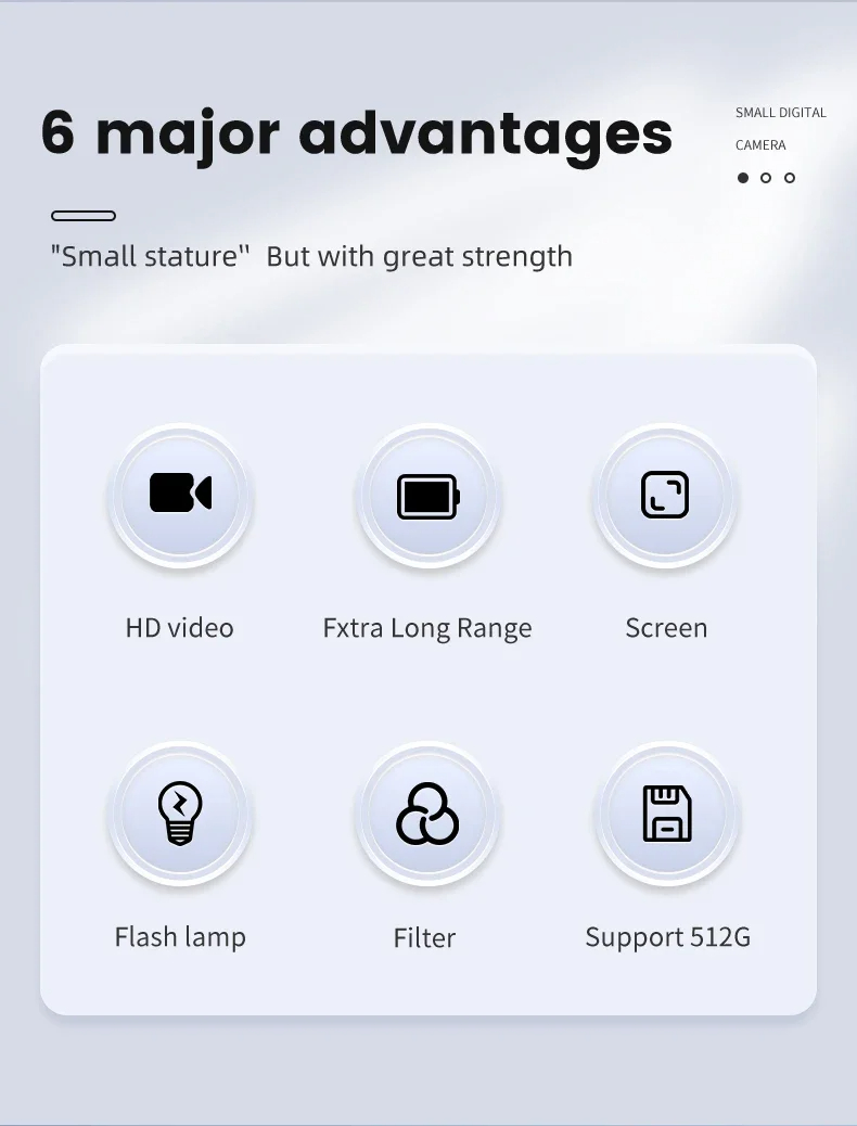 Y4000 HD1080P Mini Digital Camera Portable Pocket Cam with Flash Light ...